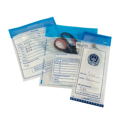 Csi Police Evidence Bags Integral Packaging