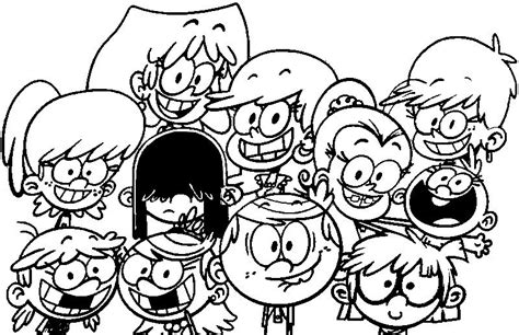Dibujos De Una Casa De Locos Loud House Para Colorear Images And