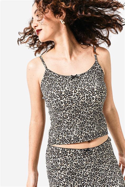 Leopard Print Cami Top
