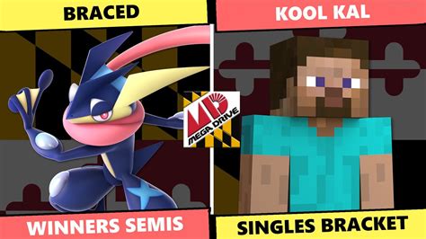 Mega Drive Winners Semis Braced Greninja Vs Kool Kal Steve SSBU Singles YouTube