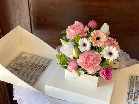 서프라이즈 상자 반전용돈박스 해외에서 주문해주시는 꽃집 환갑 칠순 팔순 선물 미아사거리 길음 미국 달러 9월 네이버 블로그