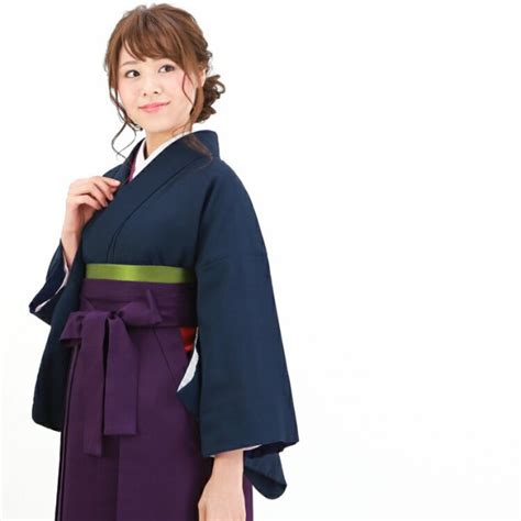 卒業式 袴 レンタル 女 袴セット 教員 卒業式袴セット着物＆袴 フルセットレンタル「紺の色無地」の通販はau Wowma（ワウマ