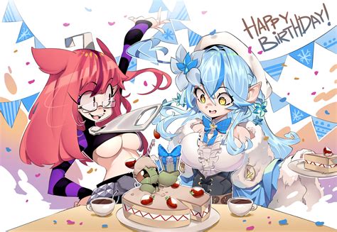 Yukihana Lamy Yukihana Lamy And Ruby Hololive And 1 More Drawn By