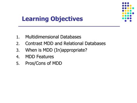 Ppt Multi Dimensional Databases And Online Analytical Processing