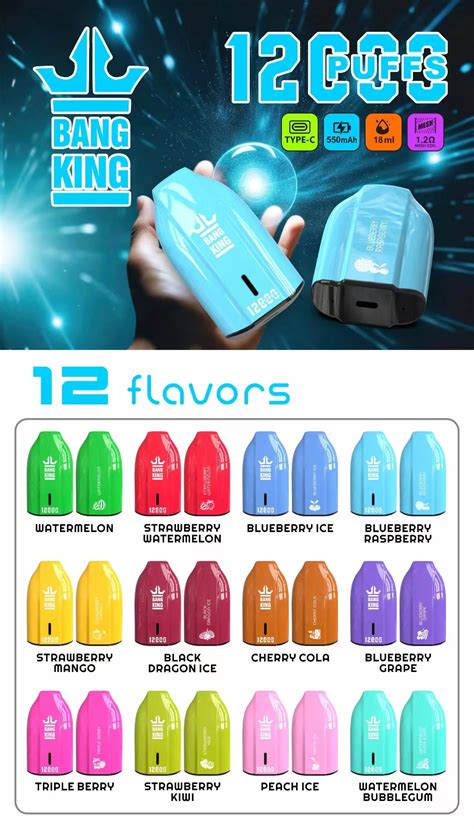 Wholesale Disposable Vape Bang King 12000 12K Vape Factory Randmmvape