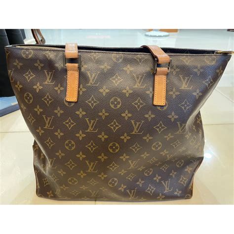 Louis Vuitton 路易威登 托特包老花 棕色 Pvc專櫃購入保證正品 二手 蝦皮購物