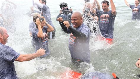 Hue Jackson Makes Good On Promise To Jump In Lake Erie