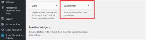beginners guide edit widgets with wysiwyg visual editor in wordpress