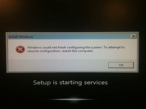 Solved Windows Could Not Finish Configuring The System Experts Exchange