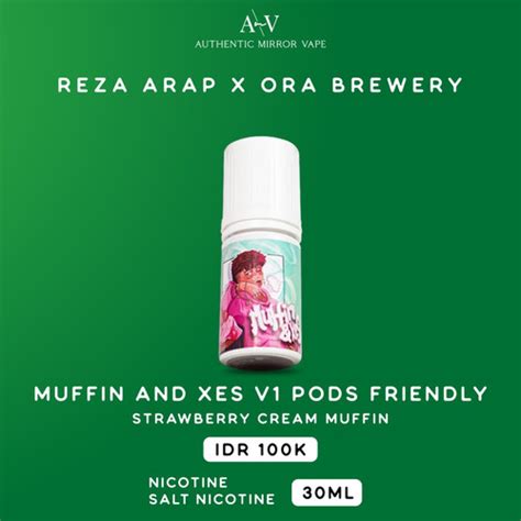 Jual Muffin And Xes Strawberry Pods Friendly 30ML Reza Arap Ybrap
