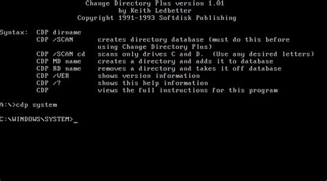 WinWorld Change Directory Plus X