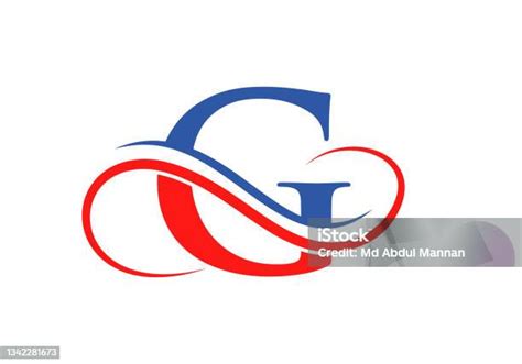 초기 문자 G 현대 모양 로고 디자인 템플릿 창의적인 곡선 벡터 일러스트가 있는 G 로고 개념에 대한 스톡 벡터 아트 및 기타