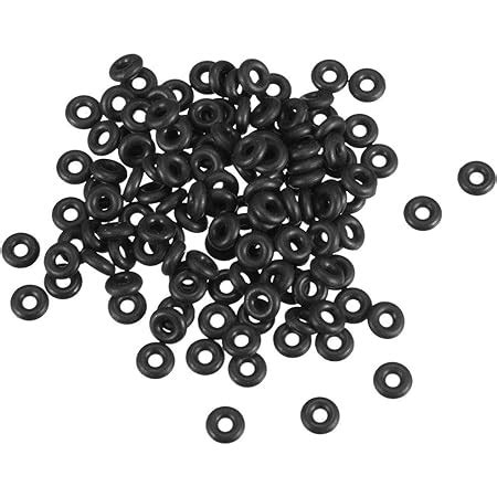 Sourcing Map Packung Mit 200 Nitrilkautschuk Gummi Dichtungen Ringe