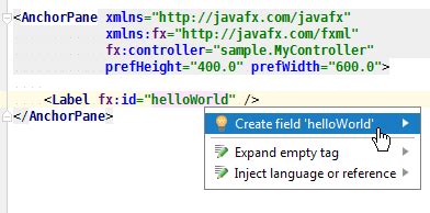 Java IntelliJ Is It Possible To Make Controller As In NetBeans