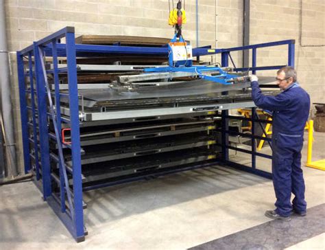 Metal Sheet Rack Horizontal Eurostorage