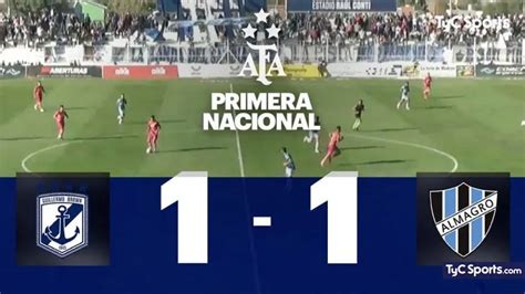 Guillermo Brown Vs Almagro En Vivo Seguí El Partido Minuto A Minuto