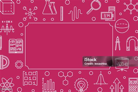 Stem 학습 수평 프레임 벡터 컨셉 사이언스 일러스트 레이 션 0명에 대한 스톡 벡터 아트 및 기타 이미지 0명 Stem