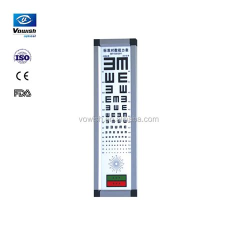 Optical Instrument Vision Acuity Chart Vc 006 Eye Sight Test Chart E