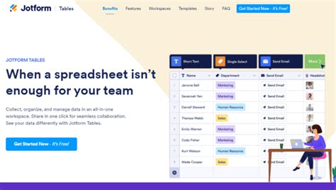 What Is Jotform Tables Features Pricing And Alternatives