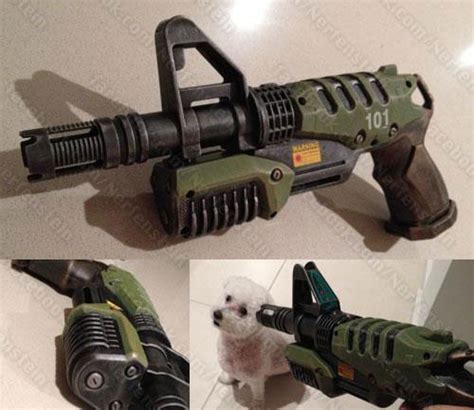 Fallout Vault 101 Blaster Pistol Nerf Super Soaker Mod Nerfenstein