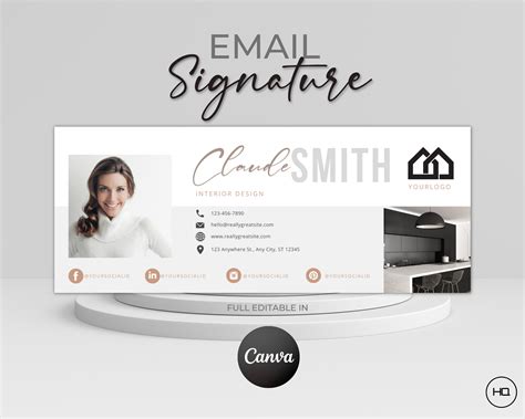 Email Signature Template Logo Signature Design And Email Template