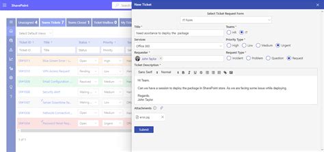 Helpdesk 365 Best Sharepoint Ticketing Software