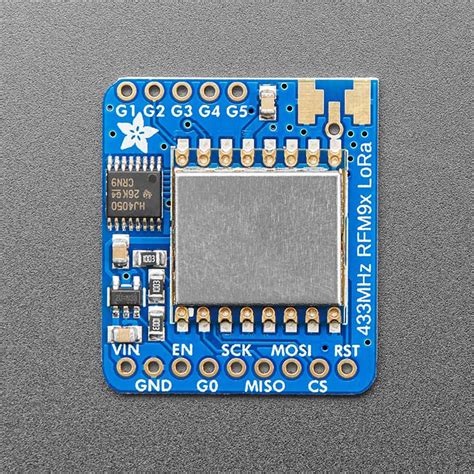 Adafruit Rfm96w Lora Radio Transceiver Breakout 433 Mhz 3dmakerworld Inc