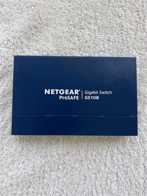 Used Netgear Prosafe Port Gigabit Ethernet Network Switch Gs V Ubb Threads