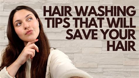 HAIR WASHING TIPS THAT WILL SAVE YOUR HAIR YouTube