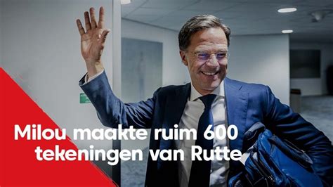 Milou Kan Eindelijk Stoppen Met Rutte Tekenen Wist Niet Dat Einde In