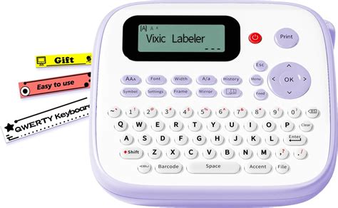 Vixic Label Maker Machine With Tape D S Portable Label Printer QWERTY Keyboard Labeler