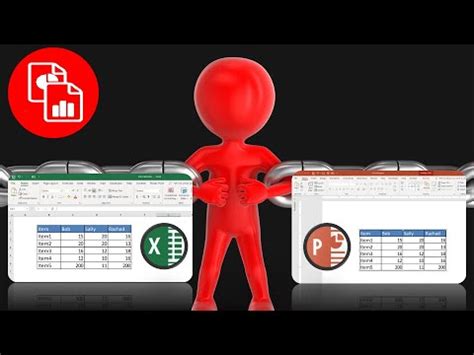Link An Excel Table To PowerPoint YouTube