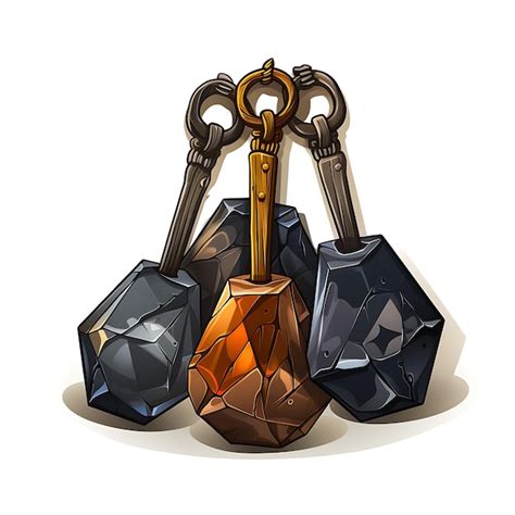 Premium AI Image Wooden Obsidian Netherite Pickaxes Obsidian Design A