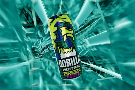 Green Boost Gorilla Energy Drink Offering A Green Fruit Taste Profile