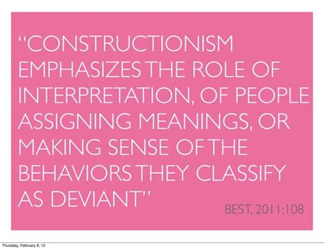 Defining Deviance Social Construction Ppt