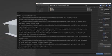 Blender Cant Export Model Msfs Toolbox Fsdeveloper
