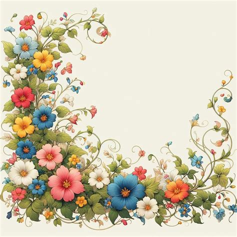 Premium Photo Flowe And Floral Background