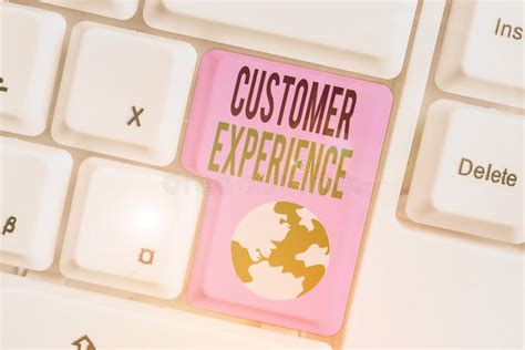 Handwriting Text Customer Experience Concept Meaning Product Of An Interaction Between A Client