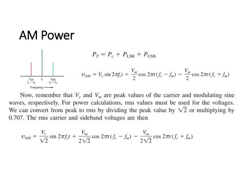 Amplitude Modulation And Fundamentalspptx