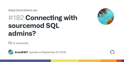 connecting with sourcemod sql admins · issue 182 · sbpp sourcebans pp