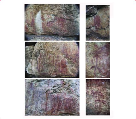 Schematic depictions in Juanita rock art shelter Oliva de Mérida
