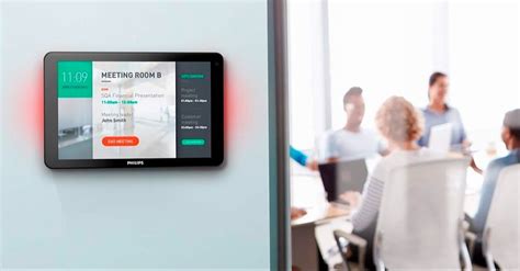 Philips 10 Inch Smart Multi Touch Display For Room Scheduling
