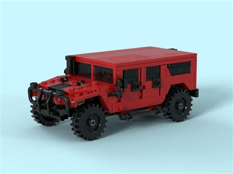 Lego Moc Hummer H1 Alpha By Dinhtuankiet Rebrickable Build With Lego