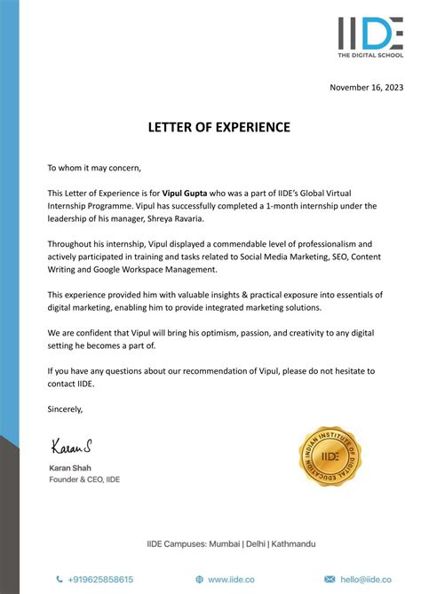 Vipul Gupta On Linkedin Internshipjourney Thankful