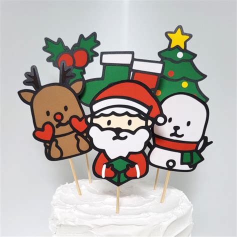 크리스마스토퍼💛🤎🎅산타루돌프눈사람양말트리열매 아이디어스