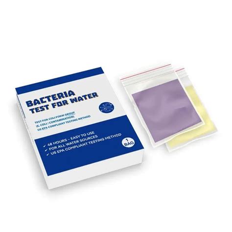 Bacteria Water Test Coliform Bacteria Drinking Water Test Kit Home
