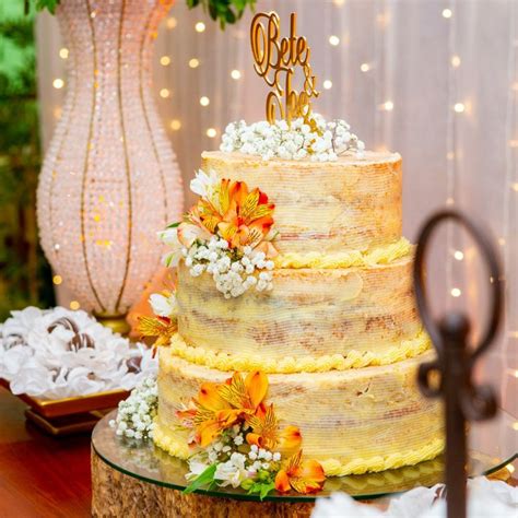 Bom Dia Naked Cake Lovers Bolodecasamento Casamento