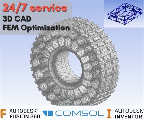 optimize products modeled in 3d cad using fem by jdchaux fiverr