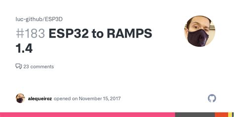 Esp32 To Ramps 14 · Issue 183 · Luc Githubesp3d · Github