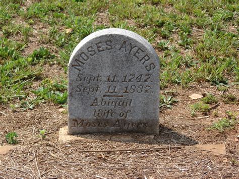 Moses Ayers Sr 1747 1837 Find A Grave Memorial